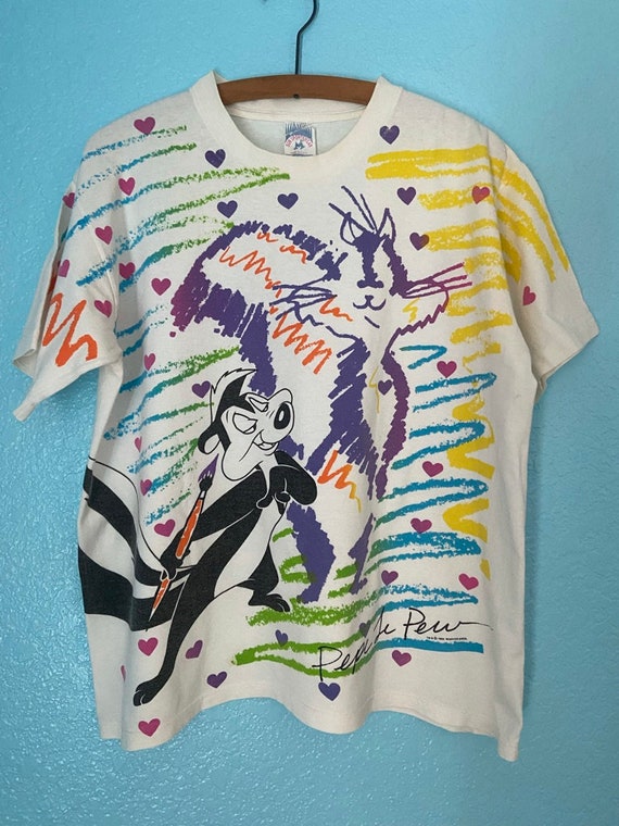 Pepe Le Pew Tee Vintage Looney Tunes 1997 Warner Bros… - Gem