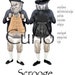 Scrooge and Marley Paper Articulated Dolls: Christmas Carol Craft ...