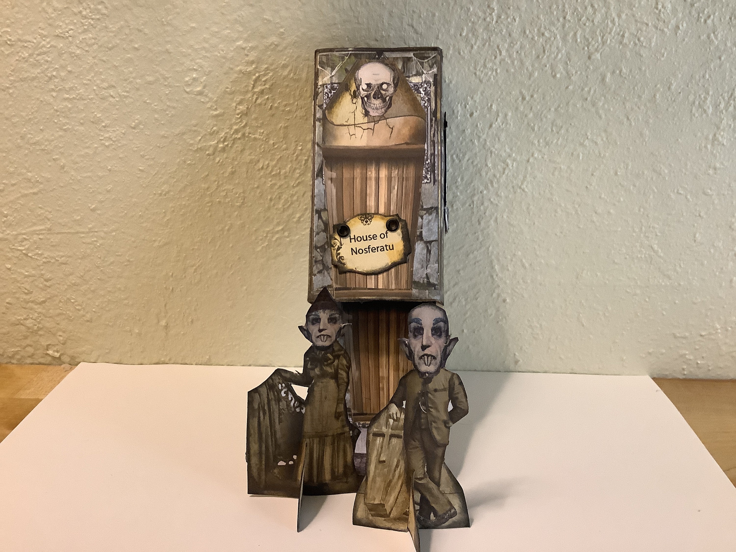 Printable Vampire Nosferatu Matchbox: Halloween Gothic Decor (PDF ...