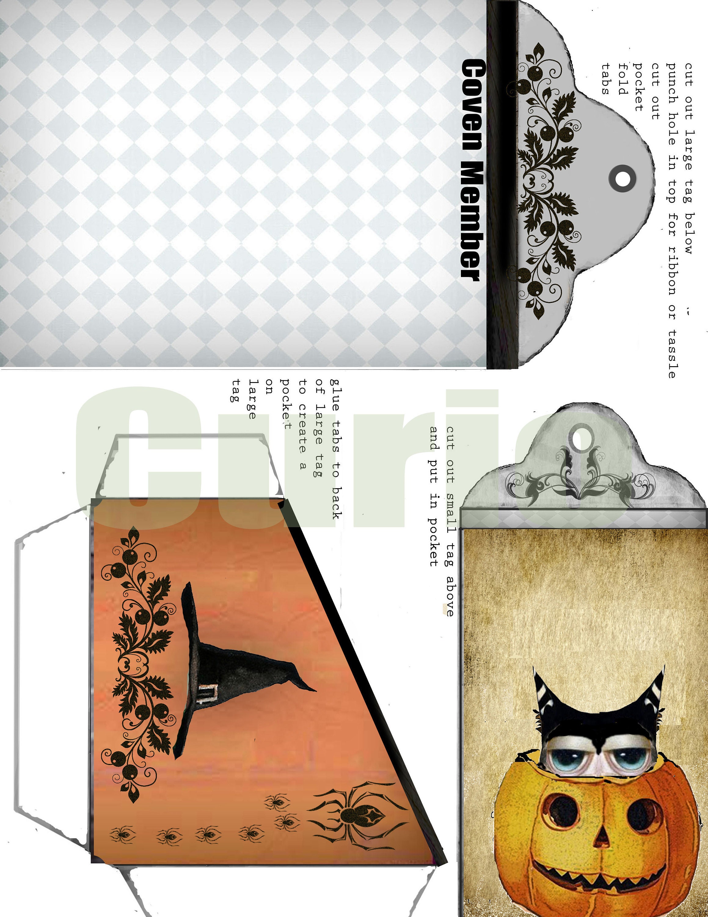 Printable Halloween Witch Paper Doll: Articulated DIY Craft (jpeg & PDF ...