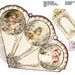 Printable Victorian Cone for Candy and Small Gift Comes With Tag and ...