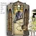 Printable Edgar Allan Poe Haunted House Grunge Gothic Steampunk With ...