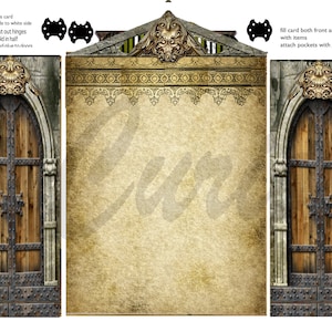 Printable Halloween Frankenstein and Bride Cabinet Card Set (PDF & JPEG ...