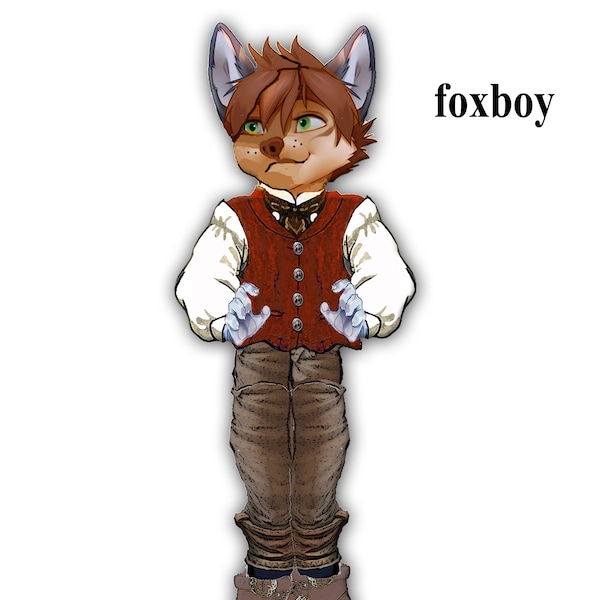 Furry Fox Boy - Etsy
