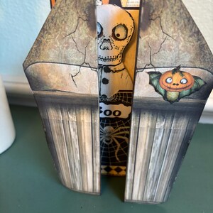 Halloween Foldable Card, Coffin, Skeleton, Craft Project (jpeg Only) - Etsy