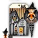 Printable Halloween Whimsical Witch and Her Cat Fronts and Backs With ...