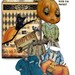 Printable Pumpkin Paper Doll: Halloween Costume Clothes, Pocket Tag ...