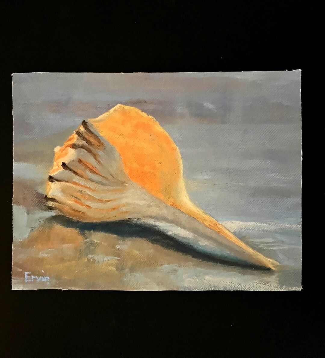 Seashell Oil Painting - Etsy
