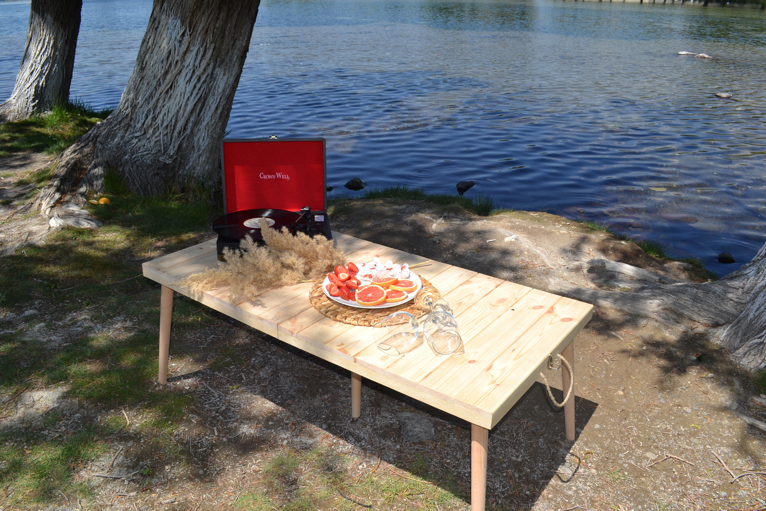 Picnic Table Boho Table Car Picnic Table Folding - Etsy