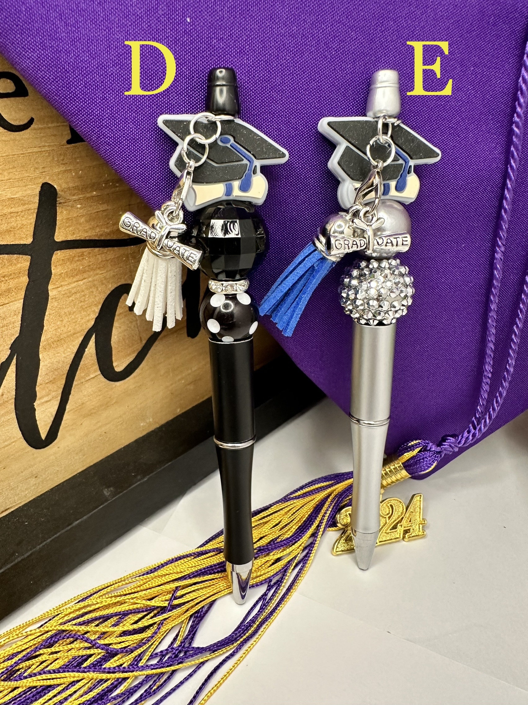 Celebration Time Graduates Gift: Handcrafted Beaded Ink Pen With ...