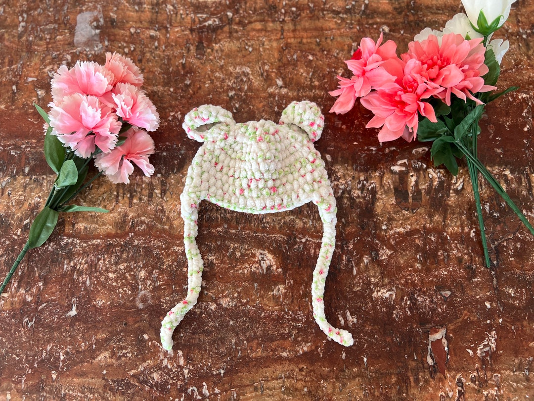Newborn Crochet Baby Hat With Bear Ears Baby Beanie Baby Bear Hat Going ...