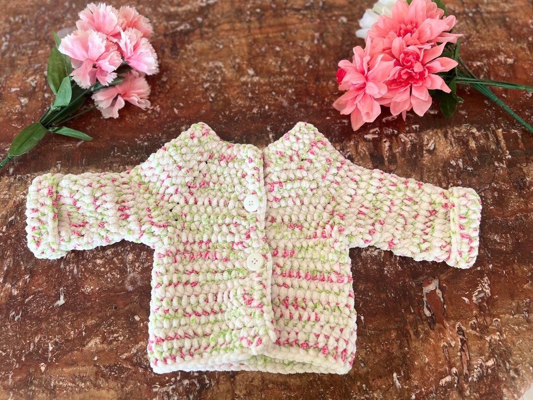 Baby Sweater for 0-3 Month Girl Clothes Handmade Baby Clothes Baby Gift ...