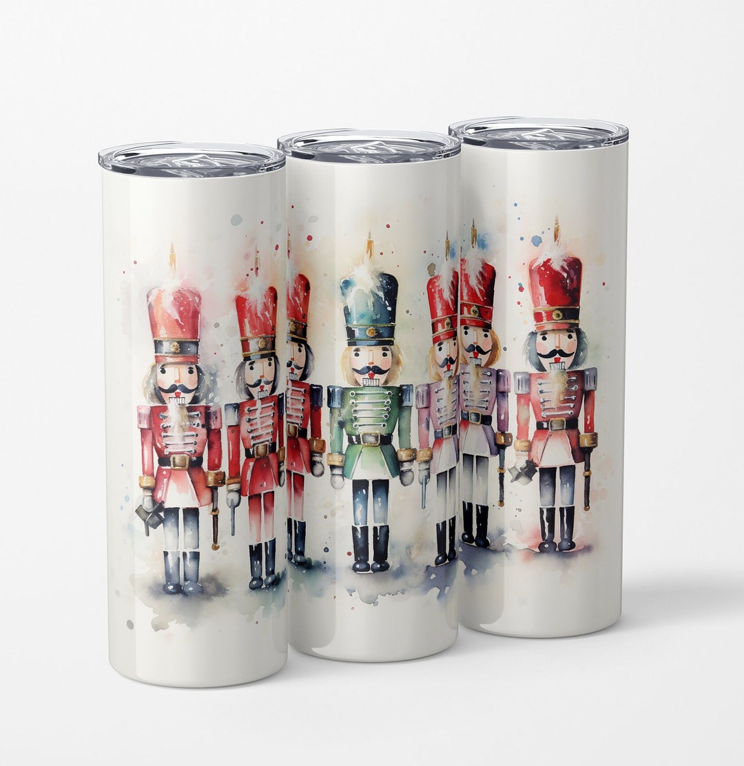 Vintage Christmas Nutcracker Watercolor Painting Sublimation - Etsy