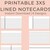 Halloween-themed Printable Unlined 3x5 Index Cards | Notecards | Flash ...