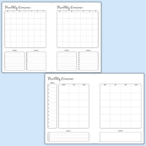 Academic Planner Printable Bundle for July 2023 - June 2024 School Year ...