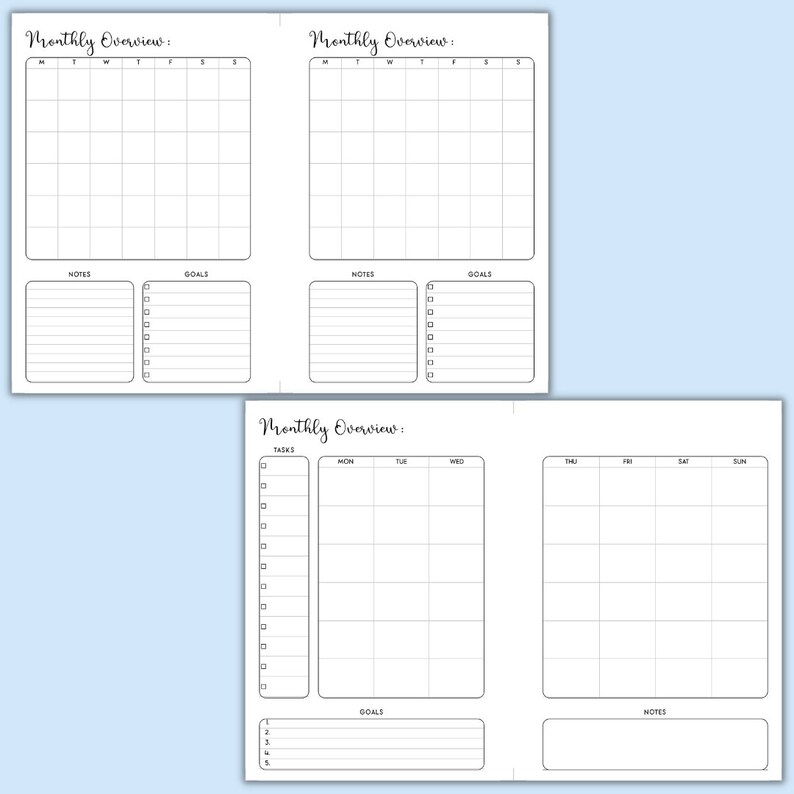 Academic Planner Printable Bundle for July 2023 - June 2024 School Year ...