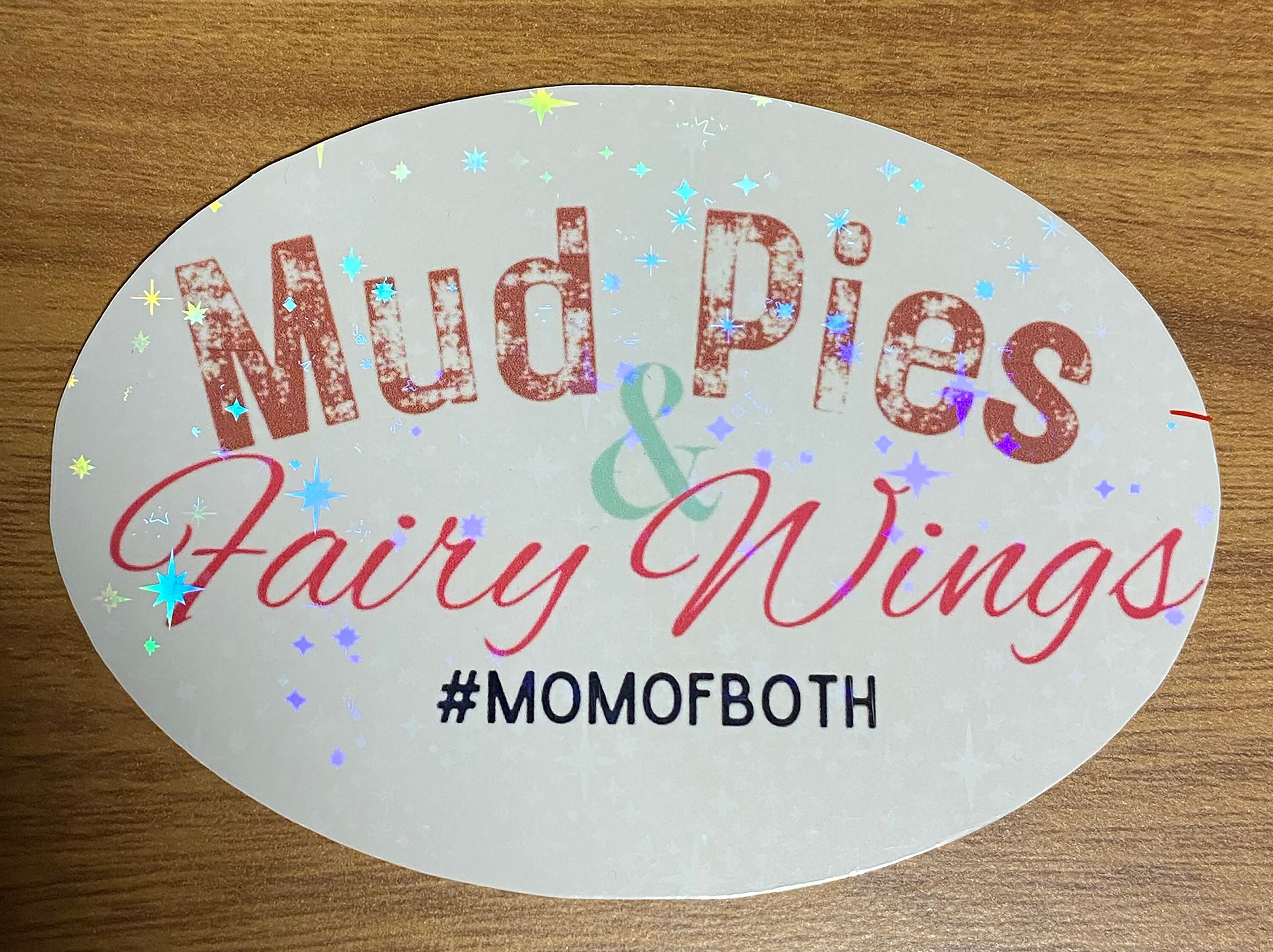 Whimsical Mom of Both Sticker Mud Pies and Fairy Wings Design - Etsy