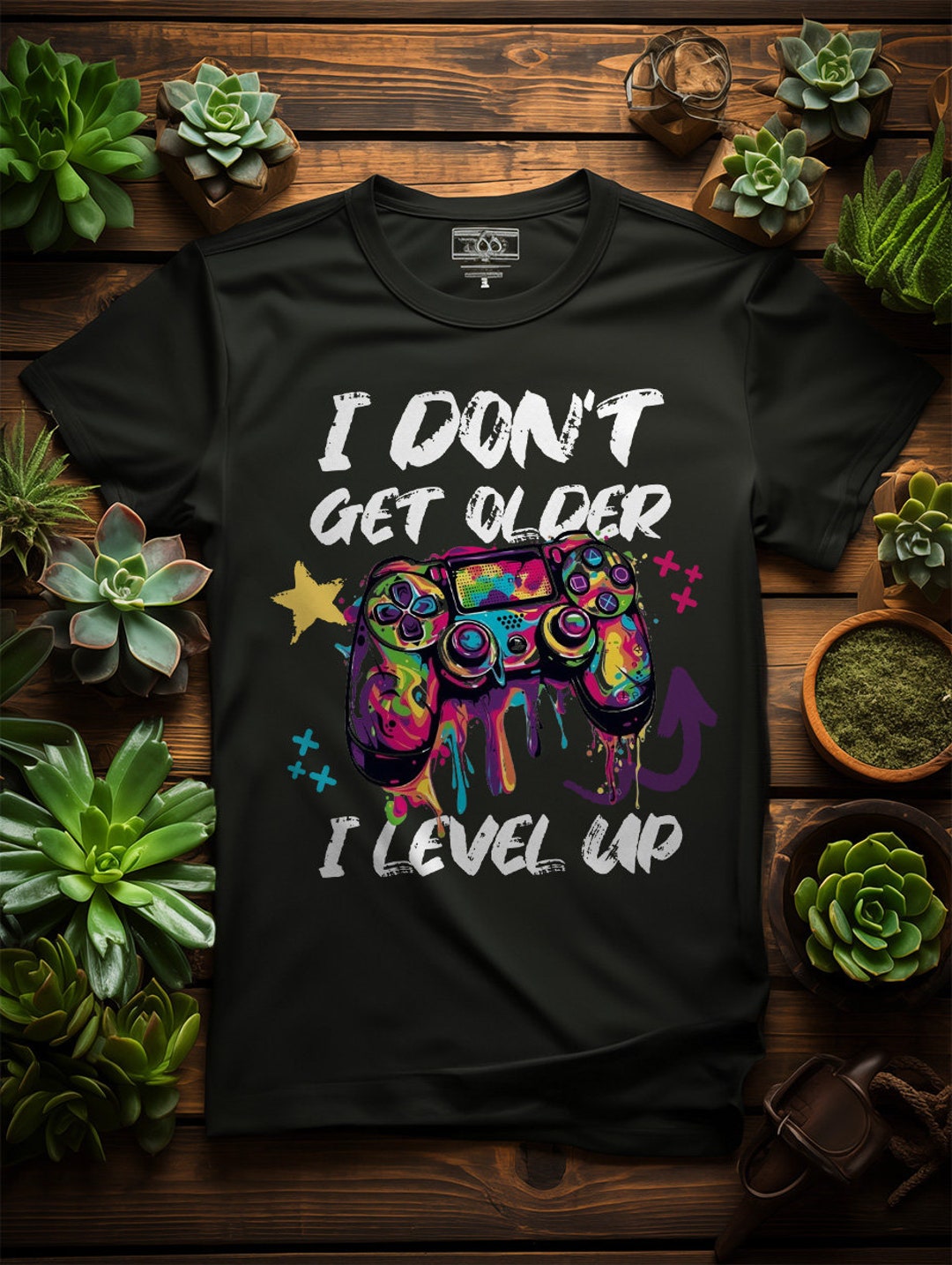 I Don't Get Older I Level up Unisex Shirt | Video Gaming Shirt | Level ...