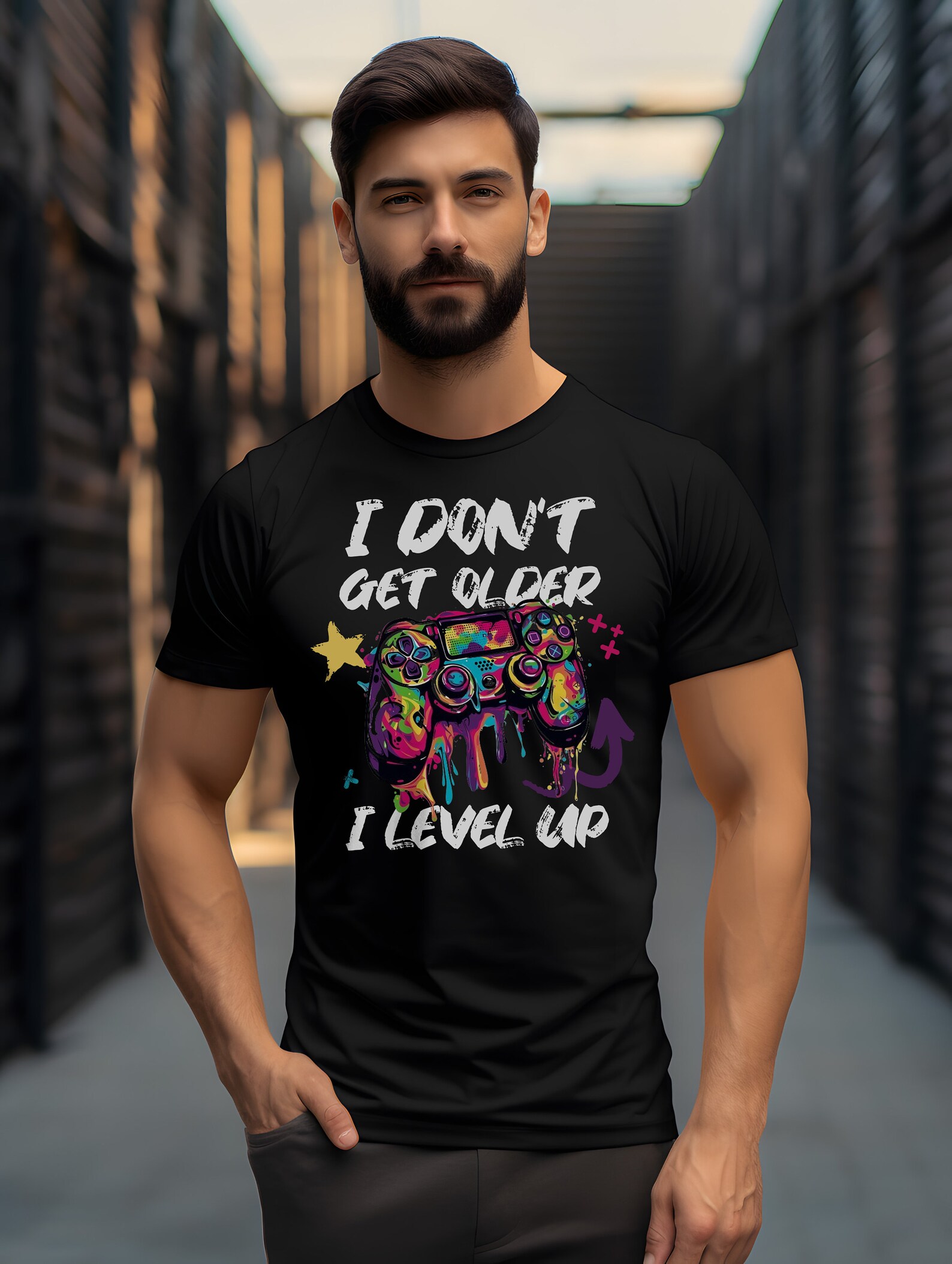 I Don't Get Older I Level up Unisex Shirt | Video Gaming Shirt | Level ...