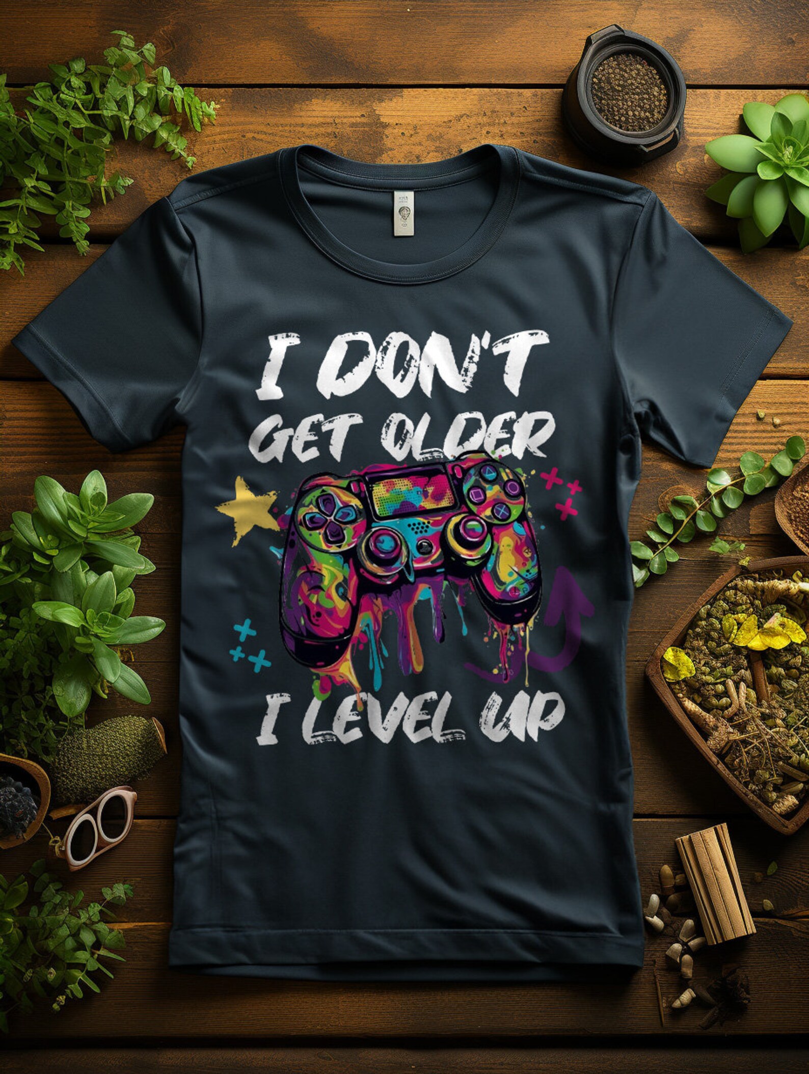 I Don't Get Older I Level up Unisex Shirt | Video Gaming Shirt | Level ...