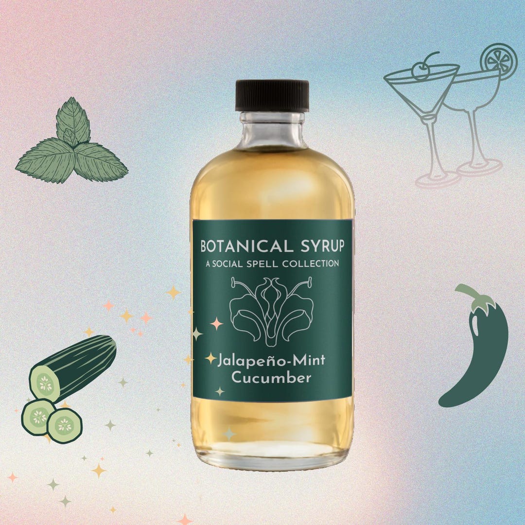 Organic Jalapeno Mix Syrup | Botanical Simple Syrup | Organic ...