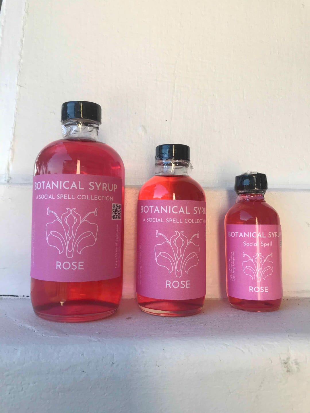 Rose Syrup I Rosewater Syrup I Natural Homemade I Tea Flavoring I Latte ...