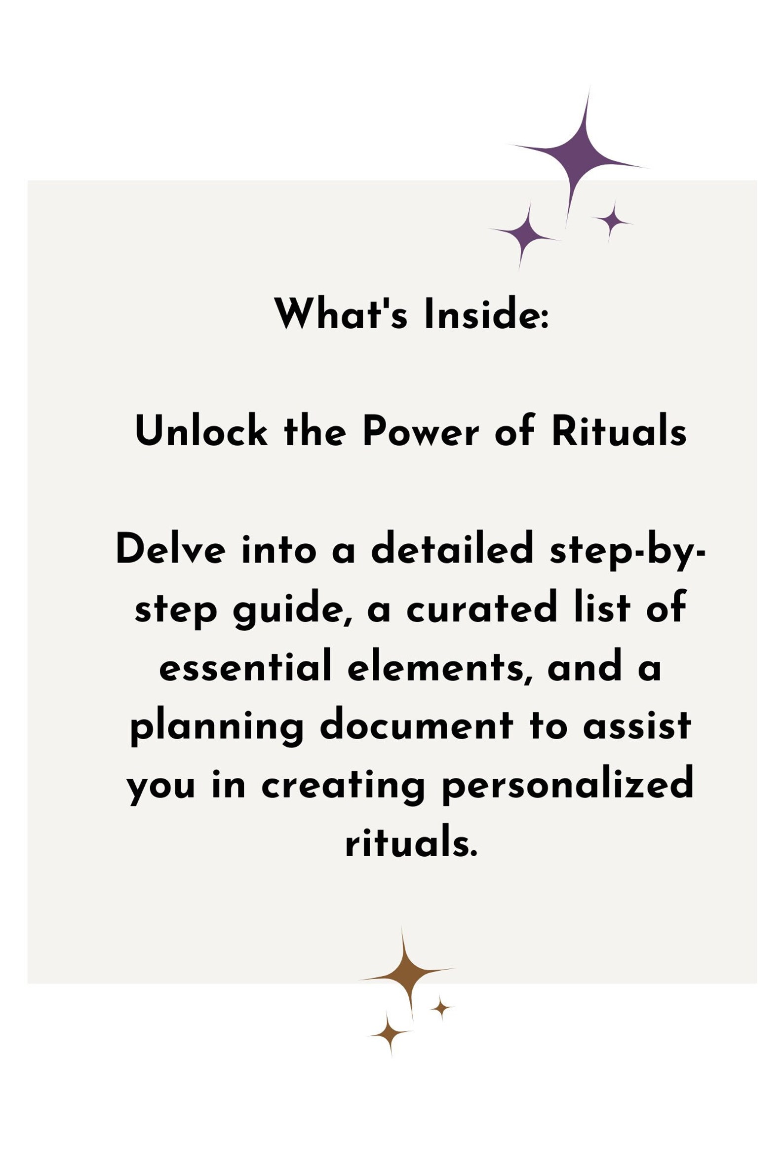 Ritual Design Guide: Spiritual Journey, Stress Relief (PDF) - Etsy