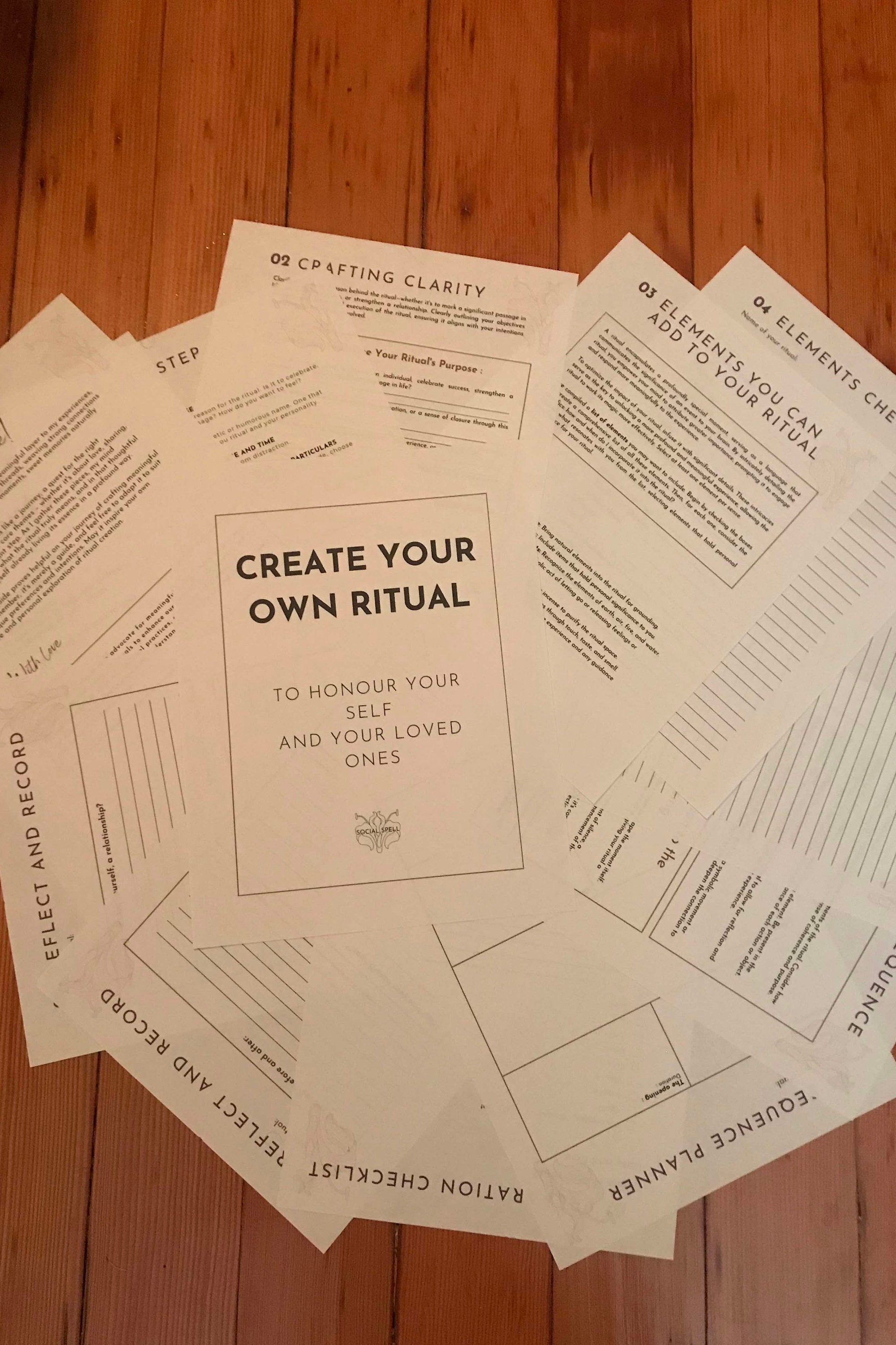 Guide to Create Your Ritual Ritual Design Guide Pdf Digital Product ...