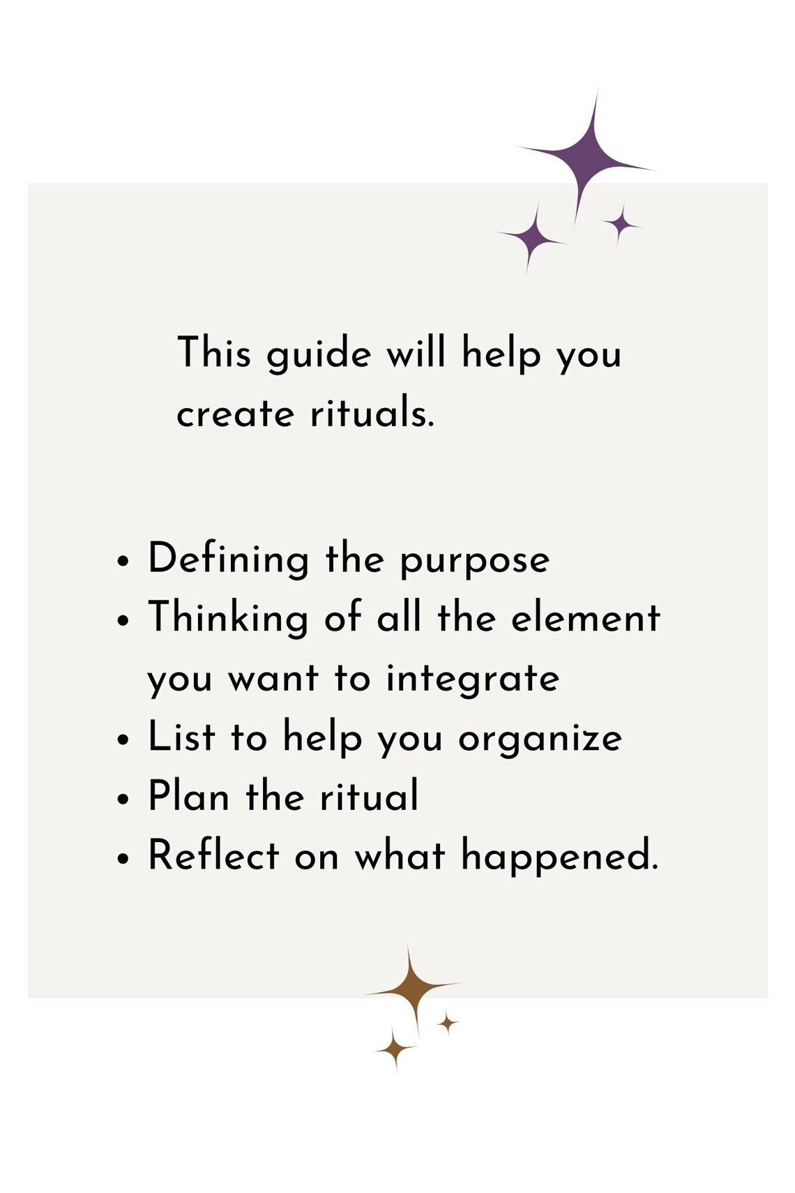 Ritual Design Guide: Spiritual Journey, Stress Relief (PDF) - Etsy