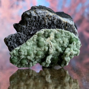 Unique Wavellite on Quartz Specimen Fantastic Old Stock Mauldin ...
