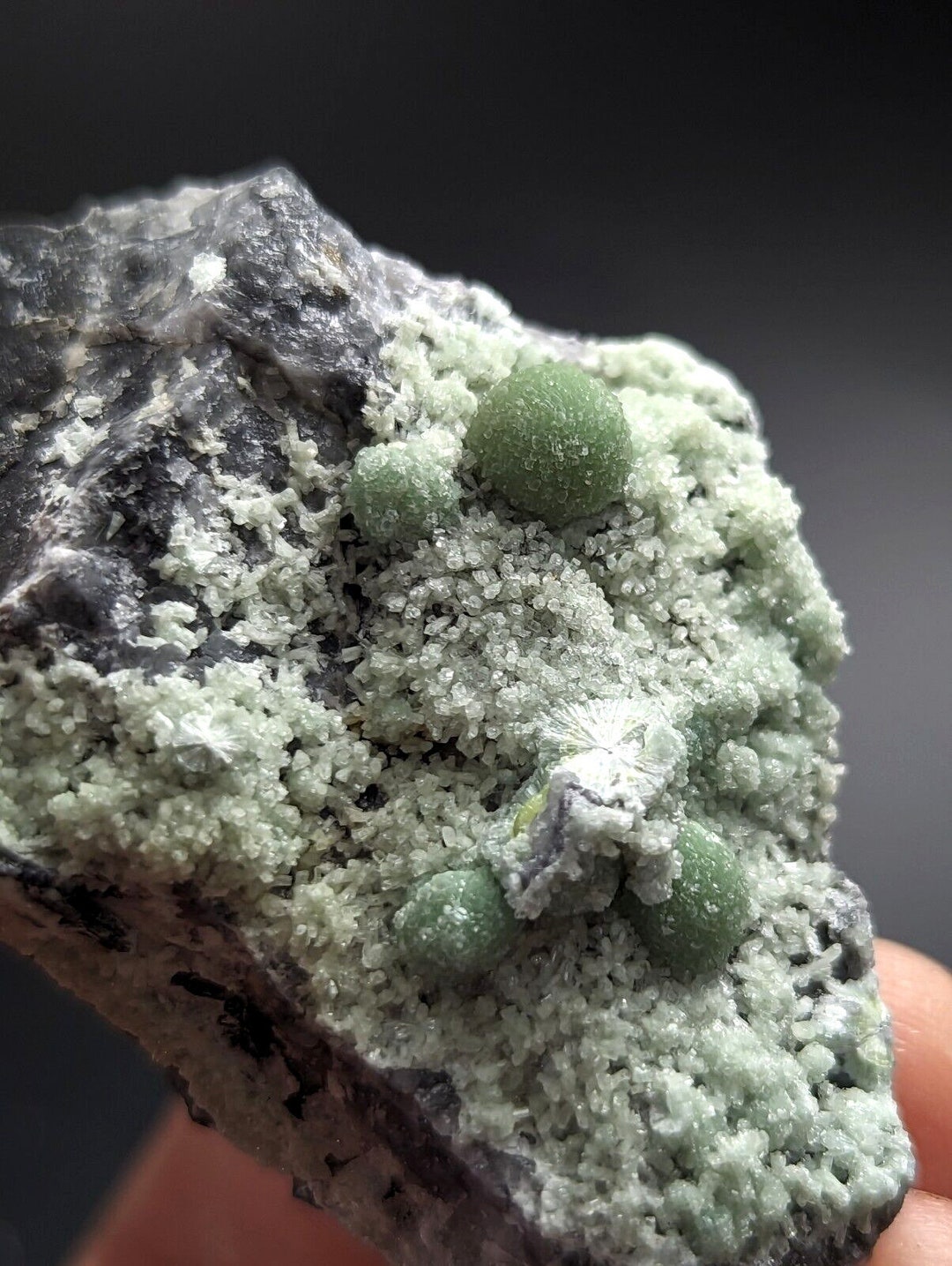 UV Reactive Wavellite Mineral Specimen - Fantastic Old Stock - Mauldin ...