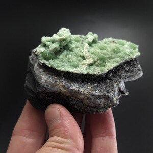 Unique Wavellite on Quartz Specimen Fantastic Old Stock Mauldin ...