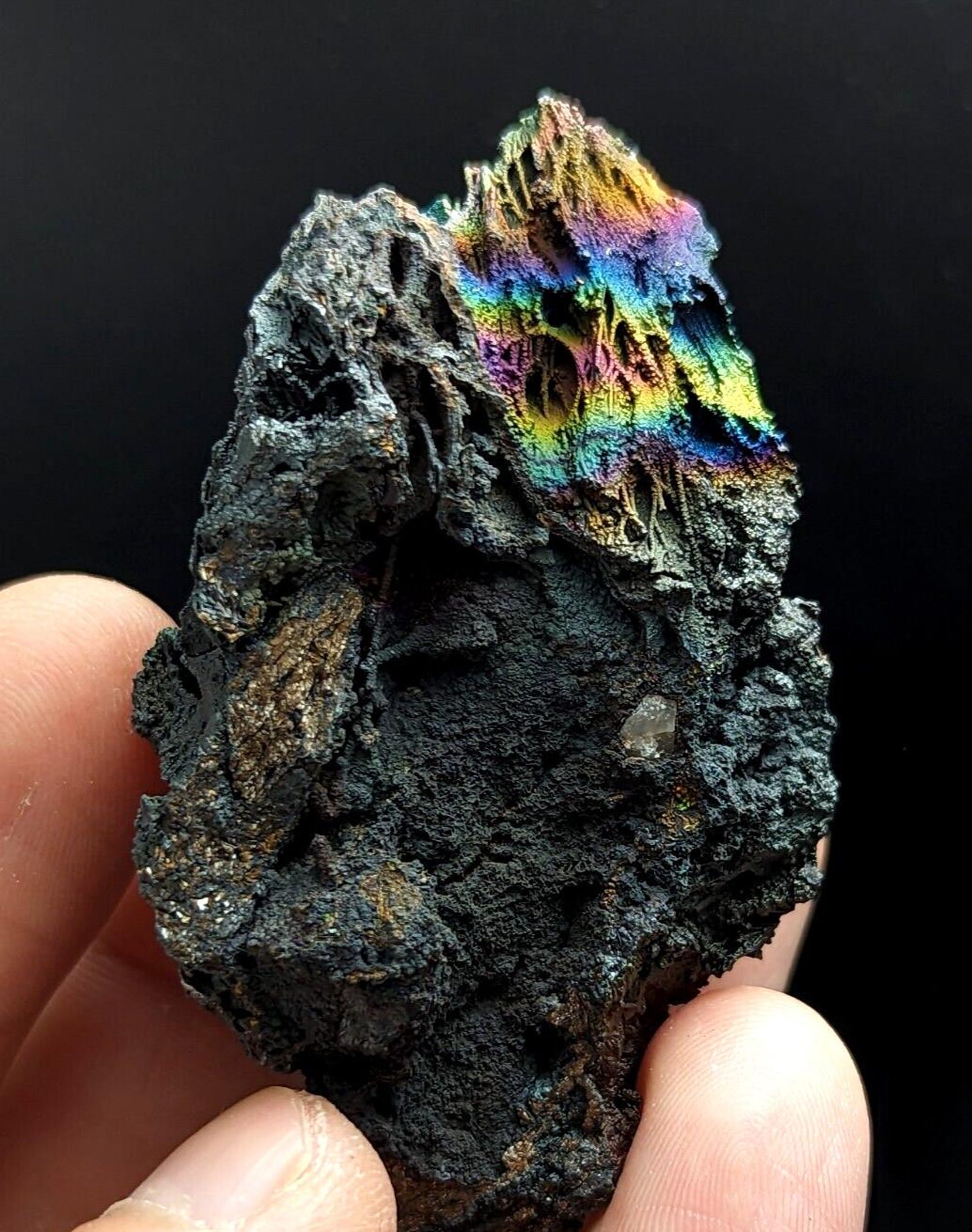 Rainbow Turgite Mineral Specimen From Graves Mountain, Georgia, From a ...