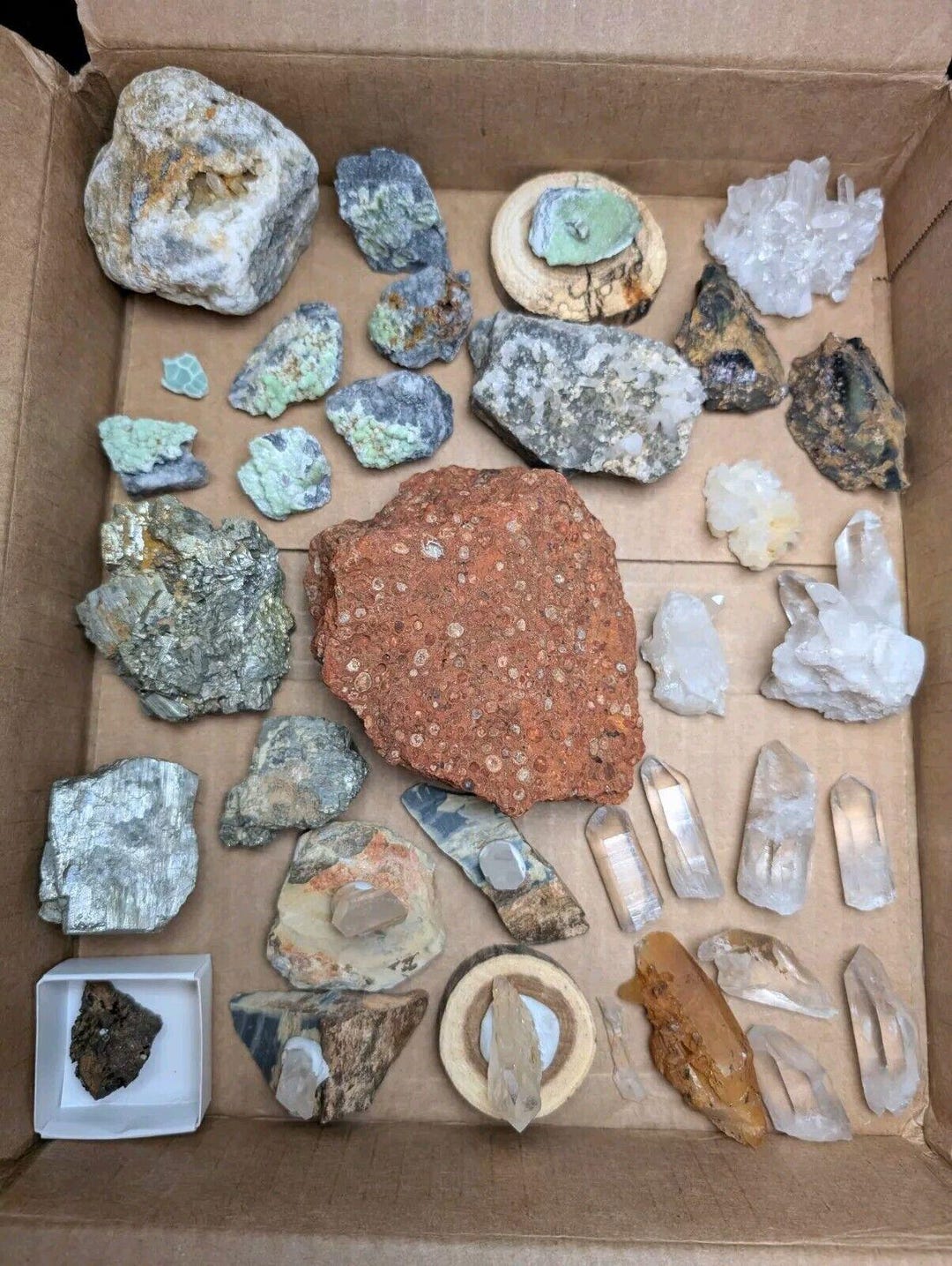 Arkansas Minerals Sampler Set Quartz, Wavellite, Bauxite, Etc 34 ...