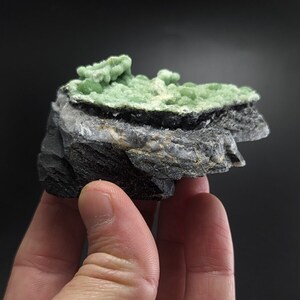 Unique Wavellite on Quartz Specimen Fantastic Old Stock Mauldin ...