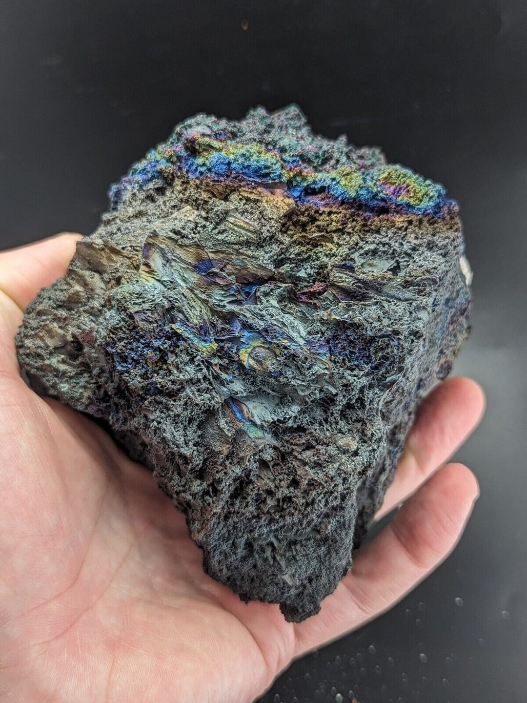 Turgite, Rainbow Hematite, Graves Mountain, Georgia, USA, Huge Old ...