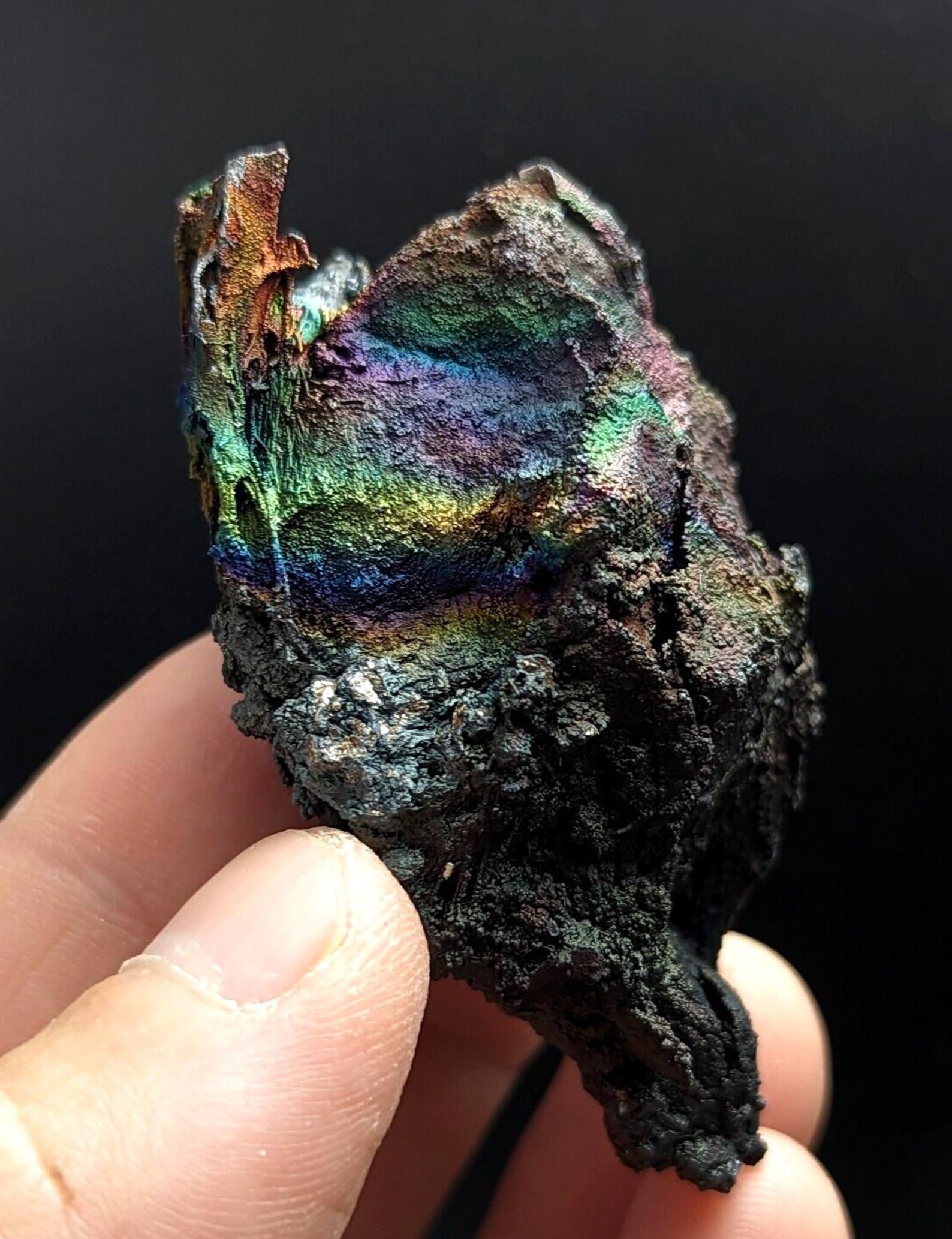 Rainbow Turgite Mineral Specimen From Graves Mountain, Georgia, From a ...