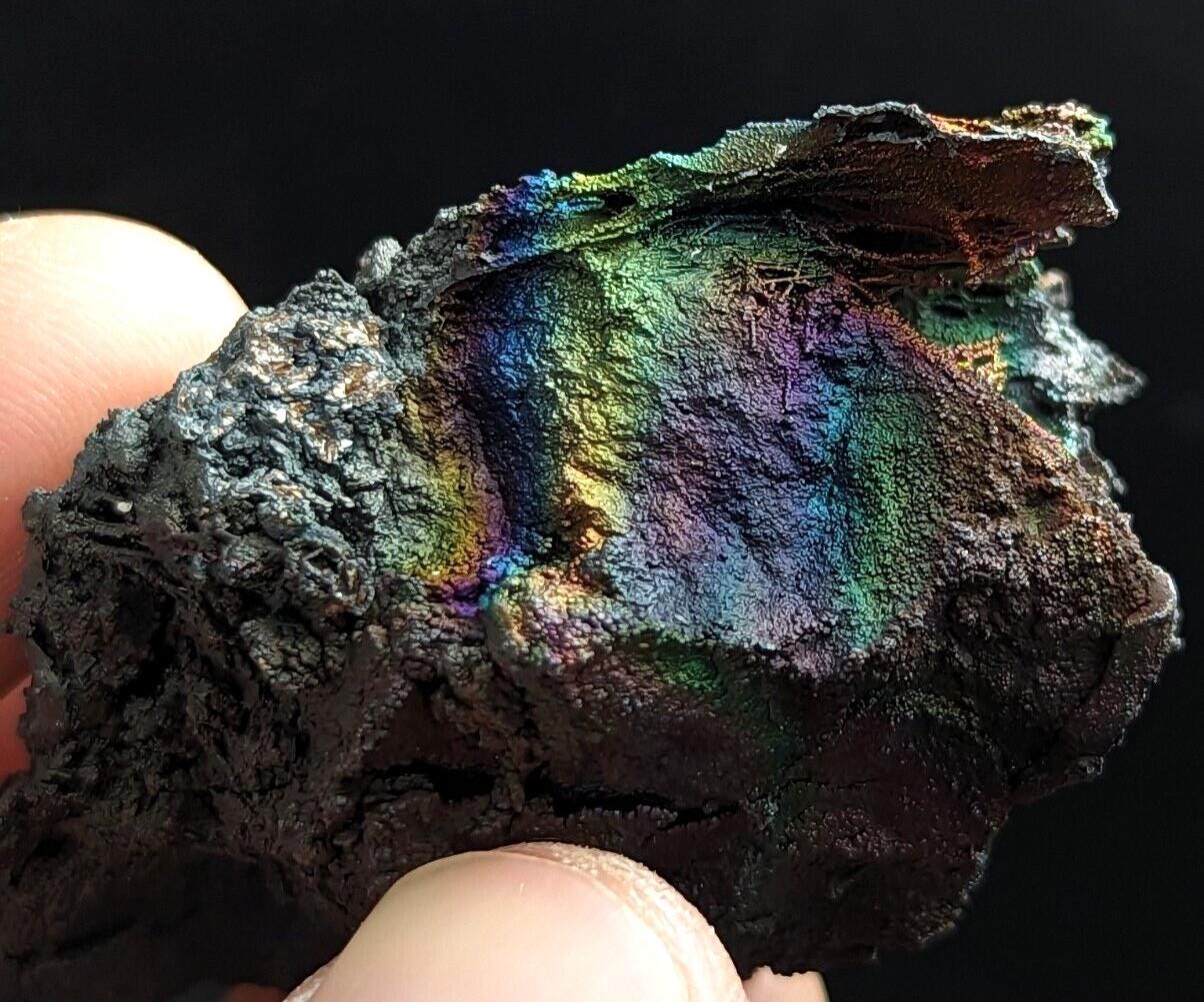 Rainbow Turgite Mineral Specimen From Graves Mountain, Georgia, From a ...