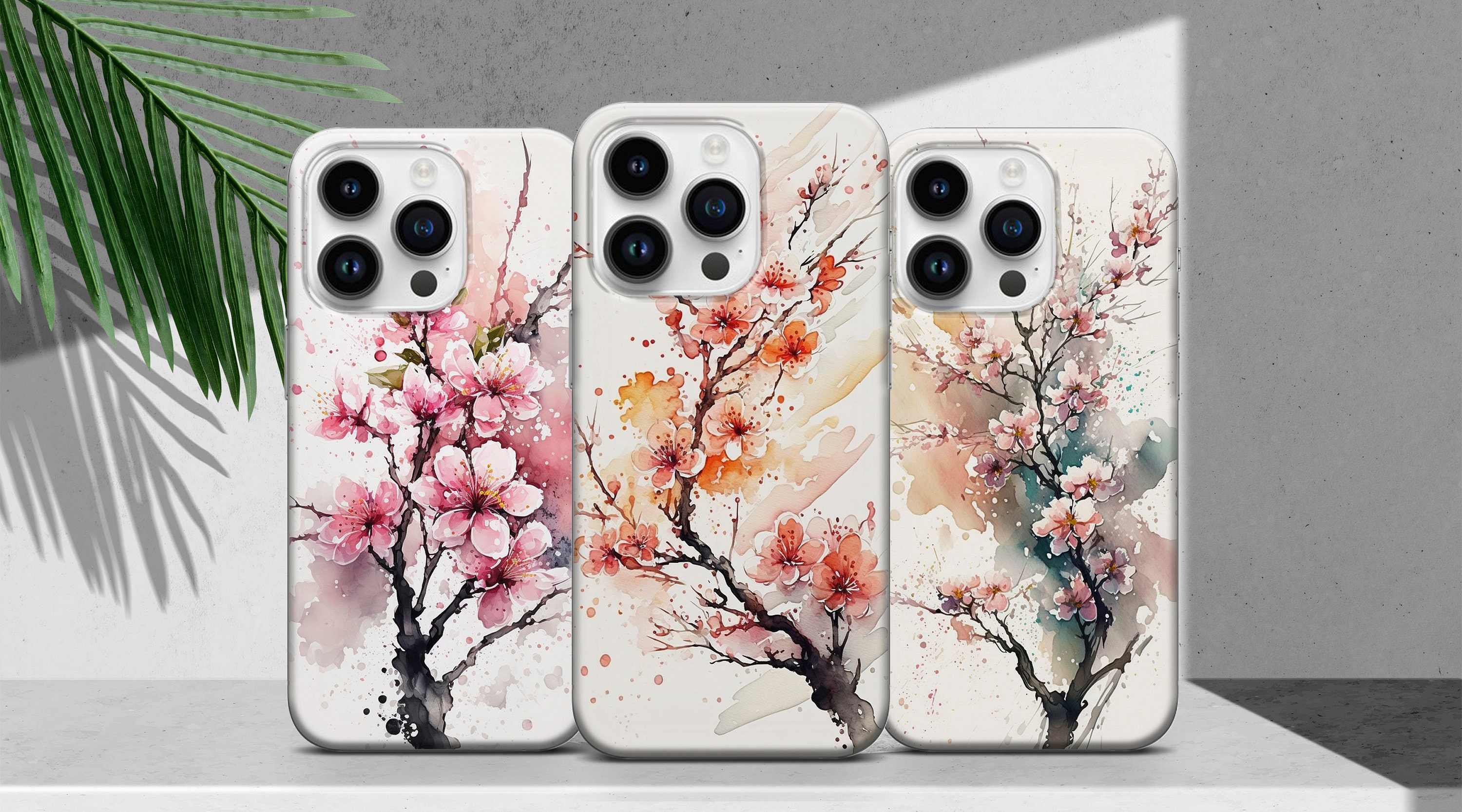 Sakura Phone Case Cherry Blossoms Floral Cover for iPhone 15 - Etsy