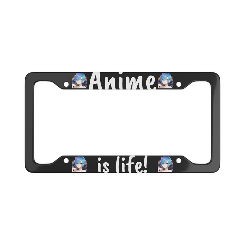 Anime is Life License Plate Frame. Anime Waifu Girl. - Etsy