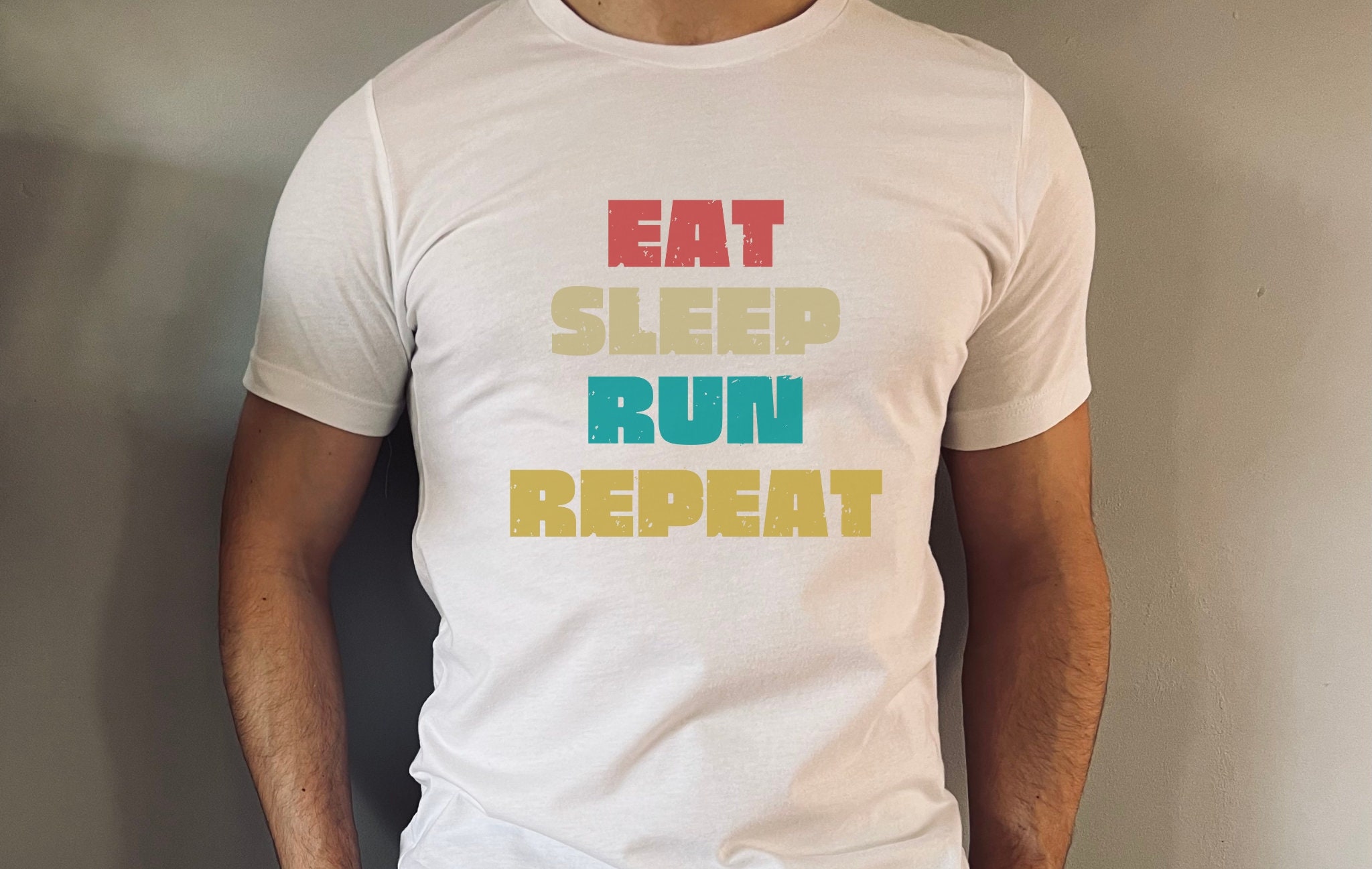 Eat Sleep Run Repeat T-shirt Runner Gift Shirt Eat Sleep Run - Etsy UK