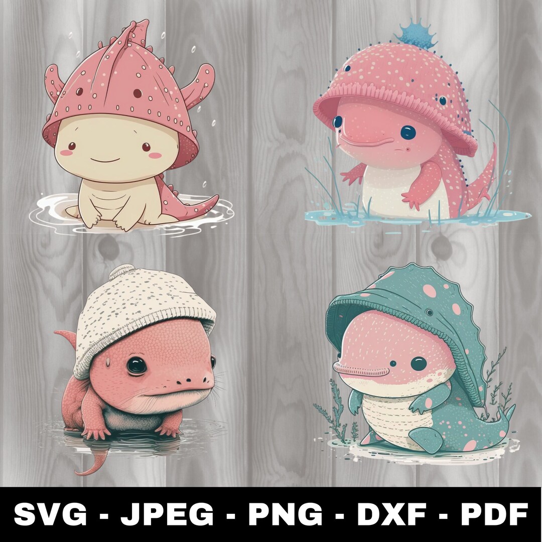 Axolotl Face Svg, Axolotl Svg, Axolotl Head, Cute Girl Kid Axolotl ...