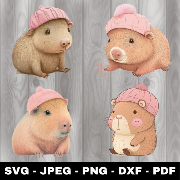 Cute capybara png - Etsy España