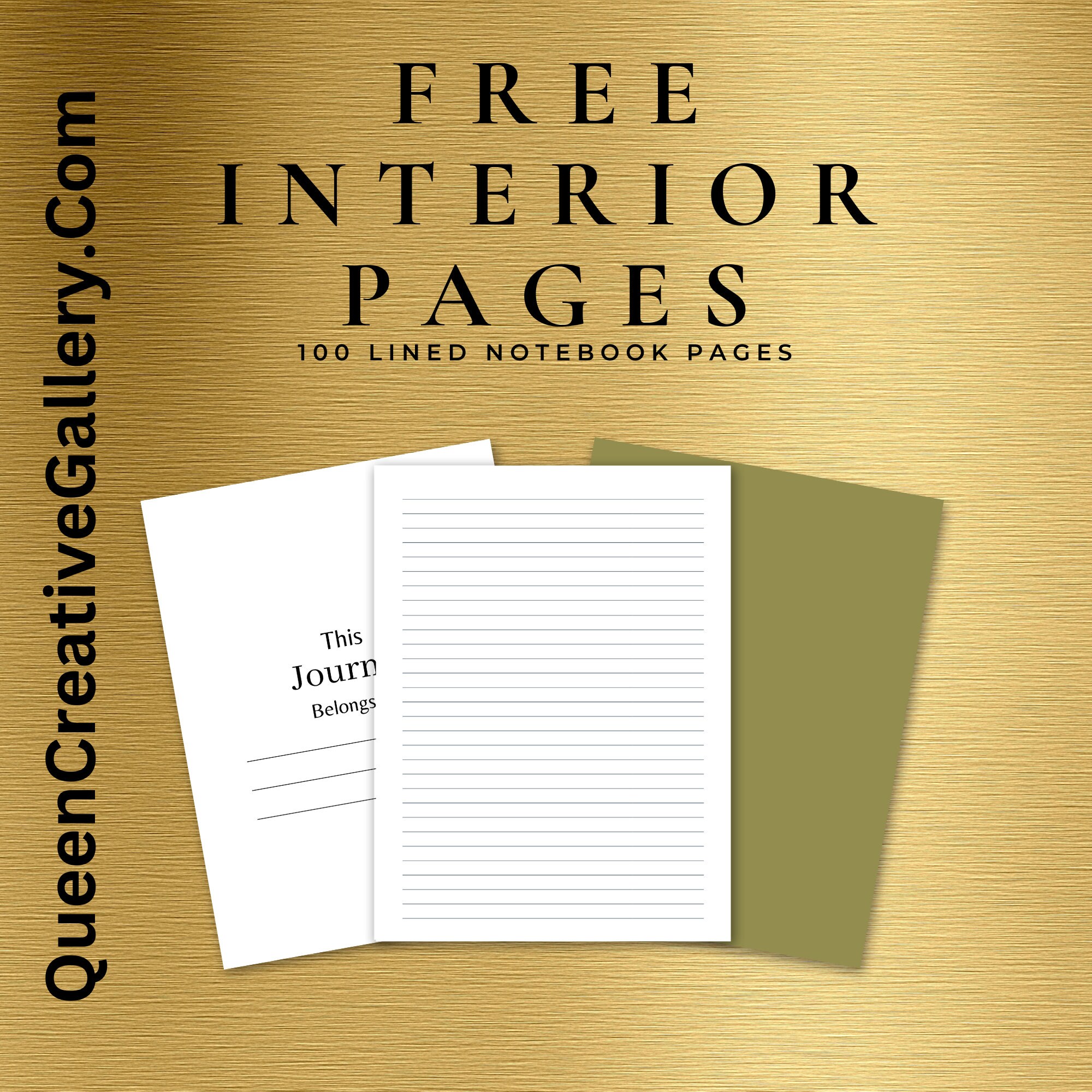 Kdp,lulu, Goodnotes Template Digital Download Journal Cover Art With a ...