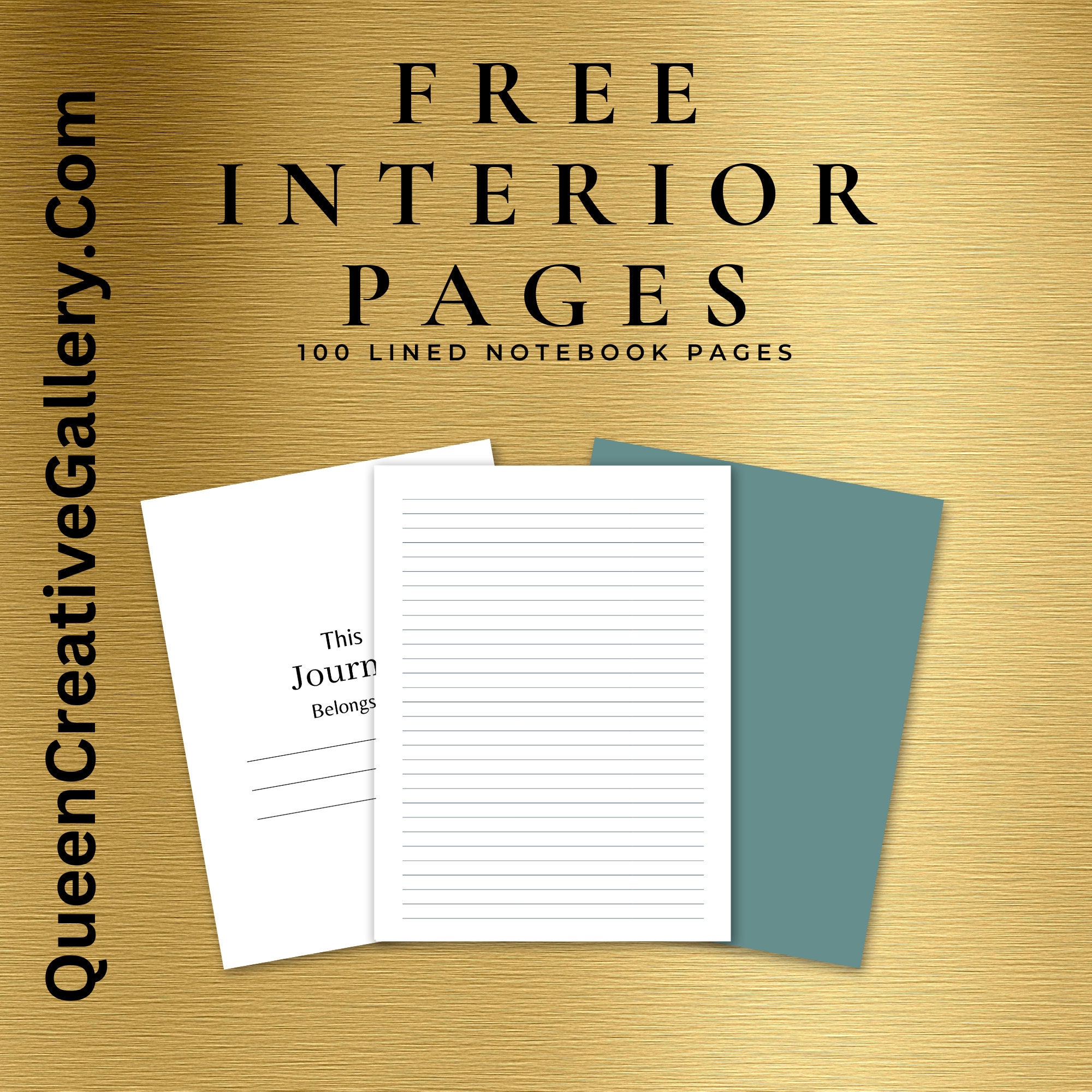 Kdp,lulu, Goodnotes Template Digital Download Journal Cover Art With a ...