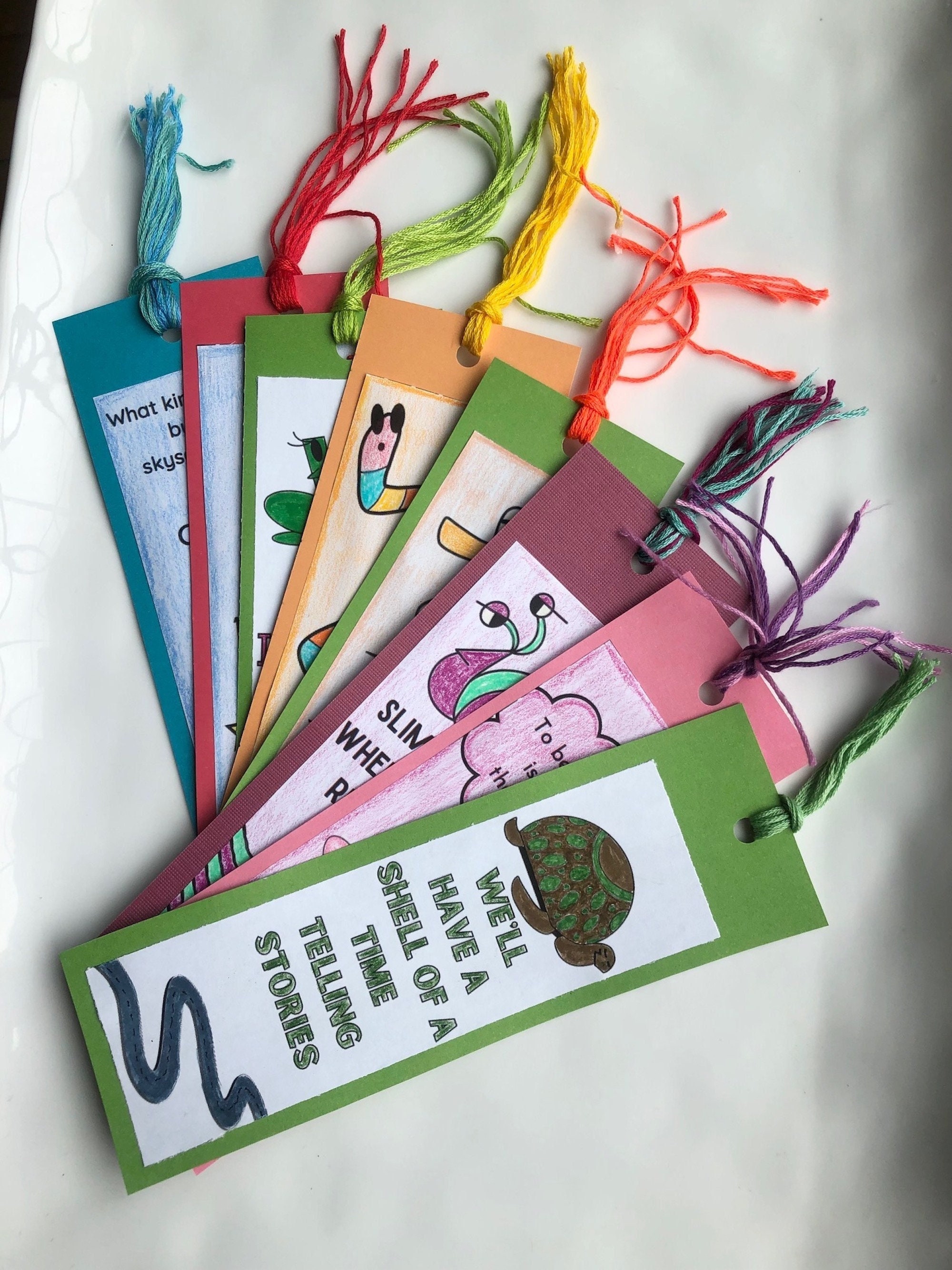 Color, Cut, Paste and Create Your Own Bookmarks, for Kids, Children ...
