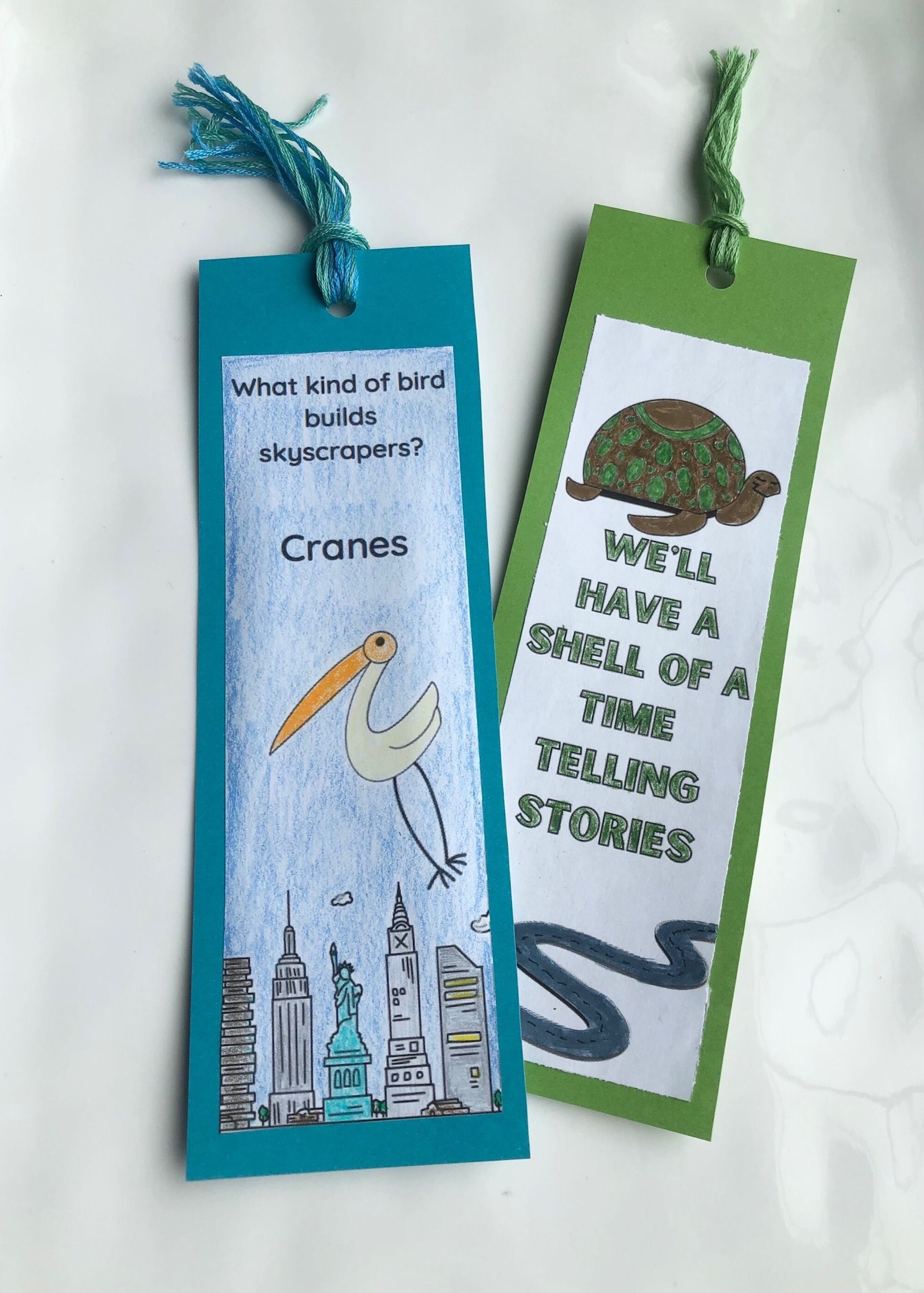 Color, Cut, Paste and Create Your Own Bookmarks, for Kids, Children ...