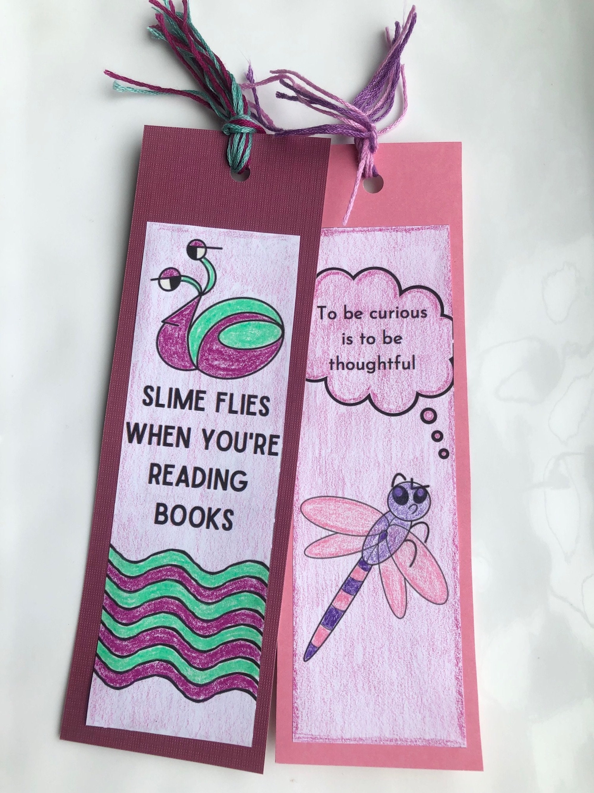Color, Cut, Paste and Create Your Own Bookmarks, for Kids, Children ...