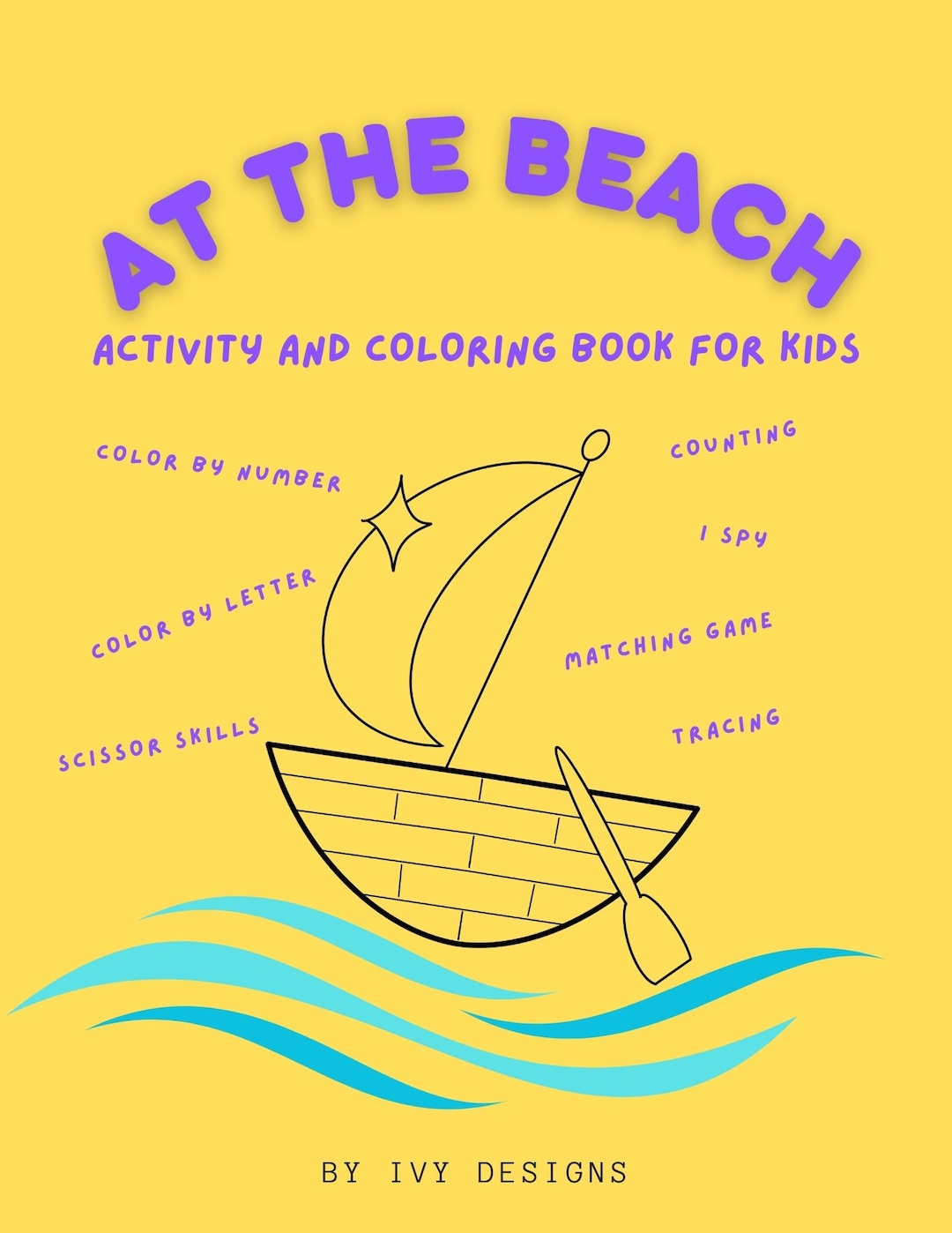 35 Pages Activity Worksheets for Kids, Beach, Vacation, Learning ...