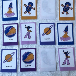 SPACE FUN MEMORY Matching Game, Memory Cards Diy, Cutting Skills ...